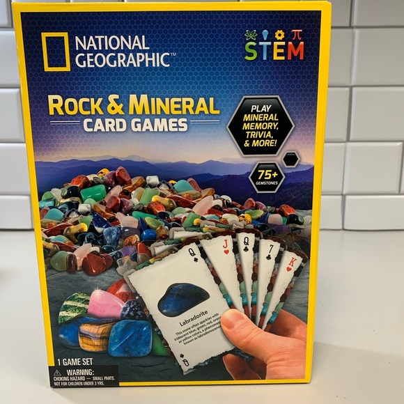 National Geographic | Other | National Geographic Rock And Mineral Card ...